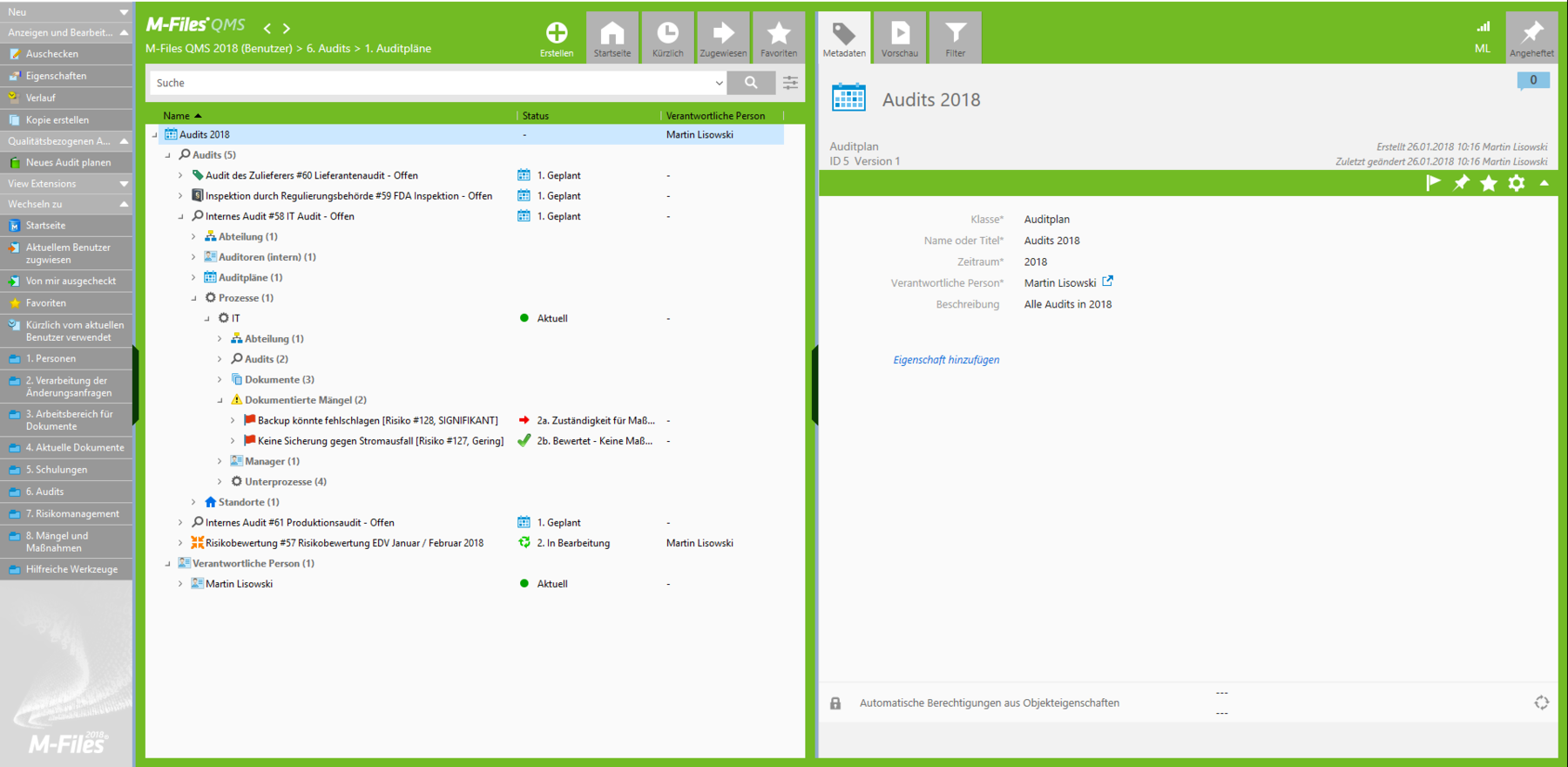 eQMS M-Files vereinfacht Qualitätsmanagement Dokumentation